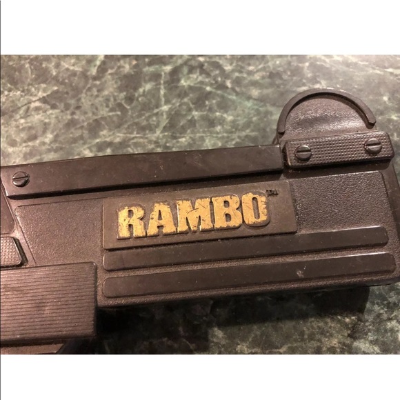 Accessories | Vintage 8s Rambo Uzi Machine Gun Toy For Parts | Poshmark